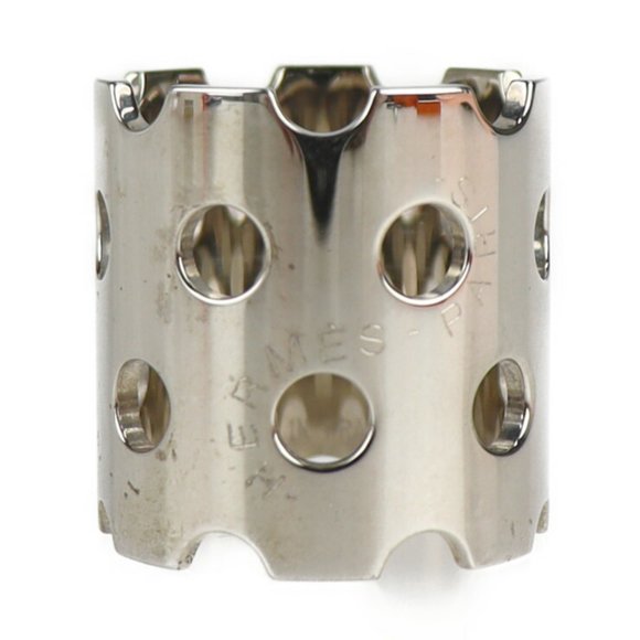 Hermes | Jewelry | Hermes Hermes Scarf Ring Metal Silver Punching ...